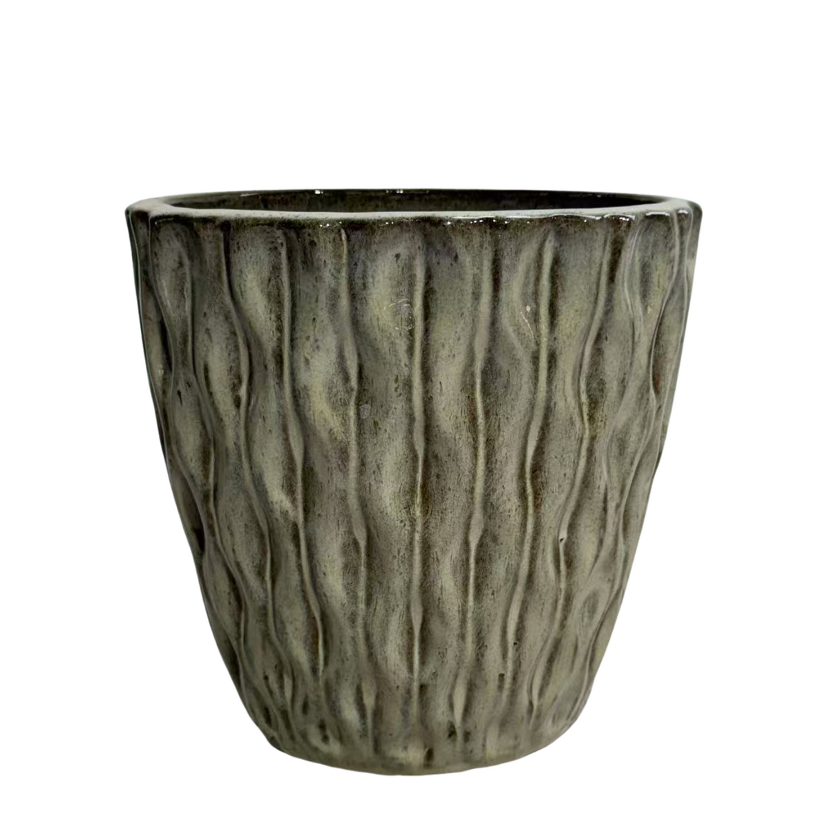 MONET pot 28x28cm sanded bronze